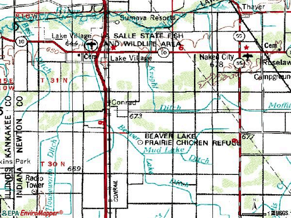 Lake County Indiana Zip Code Map