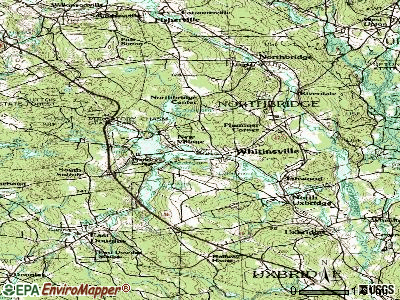 Whitinsville, Massachusetts (MA 01534, 01588) profile: population, maps ...