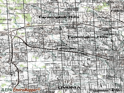 Farmington, Michigan (MI 48335, 48336) profile: population, maps, real ...