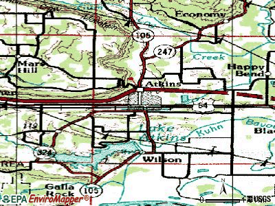 Atkins, Arkansas (AR 72823) profile: population, maps, real estate ...
