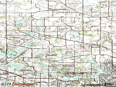 Map Of Medina Minnesota