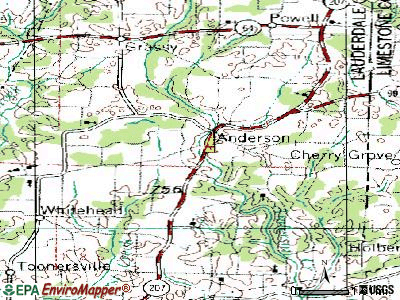 Anderson, Alabama (AL 35610, 35648) profile: population, maps, real ...