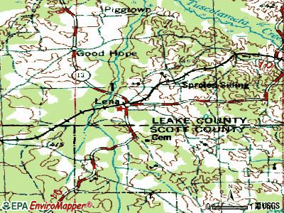 Lena, Mississippi (MS 39094) profile: population, maps, real estate, averages, homes, statistics ...