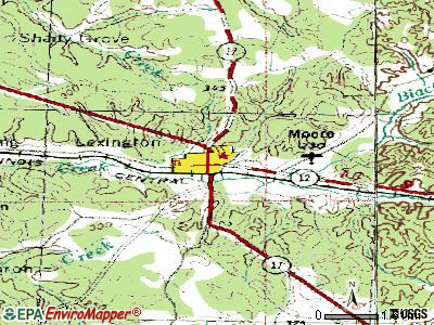 Lexington, Mississippi (MS 39095) profile: population, maps, real ...