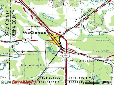 McGehee, Arkansas (AR 71654, 71670) profile: population, maps, real ...