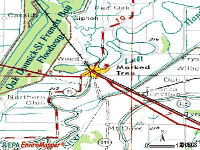 Marked Tree, Arkansas (AR 72365, 72472) profile: population, maps, real ...