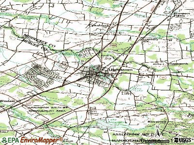 Hightstown, New Jersey (NJ 08520) profile: population, maps, real ...