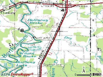Portland, Arkansas (AR 71663) profile: population, maps, real estate ...