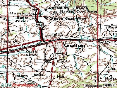 Gallup, New Mexico (NM 87305) profile: population, maps, real estate ...