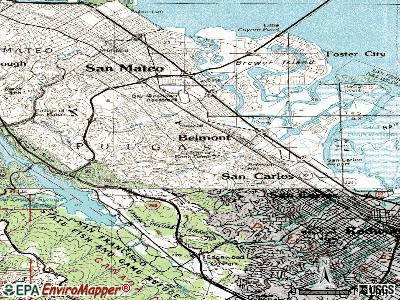 Belmont California Map