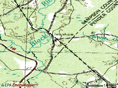 Ivanhoe, North Carolina (NC 28447) profile: population, maps, real ...