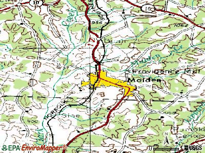 Maiden, North Carolina (NC 28650) profile: population, maps, real ...