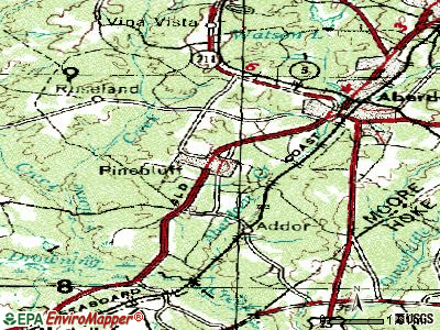 Pinebluff, North Carolina (NC 28373) profile: population, maps, real ...