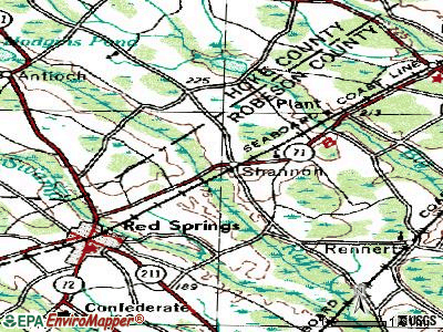 Shannon, North Carolina (NC 28386) profile: population, maps, real ...