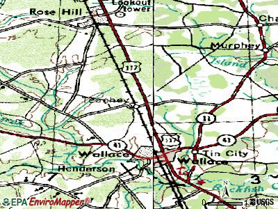 Teachey, North Carolina (NC 28464, 28466) profile: population, maps ...