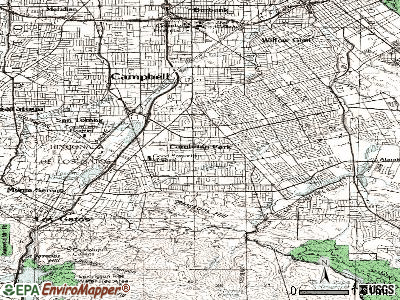 Cambrian Park, California (CA 95124) profile: population, maps, real ...