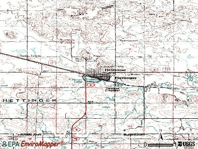 Hettinger, North Dakota (ND 58639) profile: population, maps, real ...
