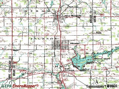 Minster, Ohio (OH 45865) profile: population, maps, real estate ...