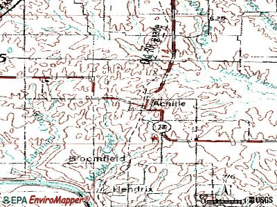 Achille, Oklahoma (OK 74720, 74730) profile: population, maps, real ...