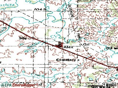 Alex, Oklahoma (OK) profile: population, maps, real estate, averages ...