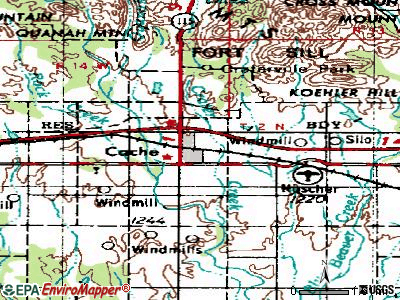 Cache, Oklahoma (OK 73527) profile: population, maps, real estate ...