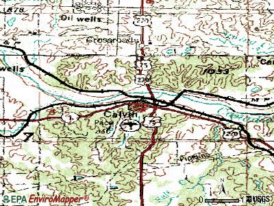 Calvin, Oklahoma (OK 74531) profile: population, maps, real estate ...
