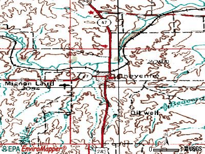 Cheyenne, Oklahoma (OK 73628) profile: population, maps, real estate ...