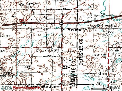 Cromwell, Oklahoma (OK 74837, 74884) profile: population, maps, real ...