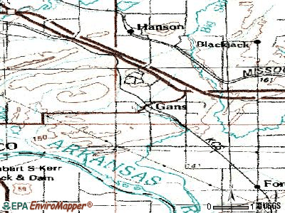 Gans, Oklahoma (OK 74936) profile: population, maps, real estate ...
