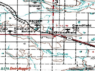 Grandfield, Oklahoma (OK 73546) profile: population, maps, real estate ...