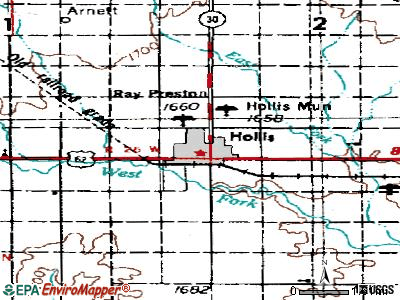 Hollis, Oklahoma (OK 73550) profile: population, maps, real estate ...