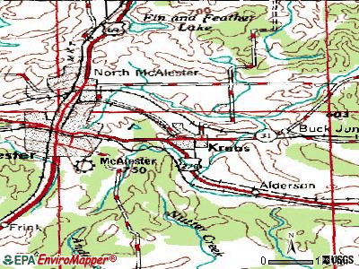 Krebs, Oklahoma (OK 74554) profile: population, maps, real estate ...