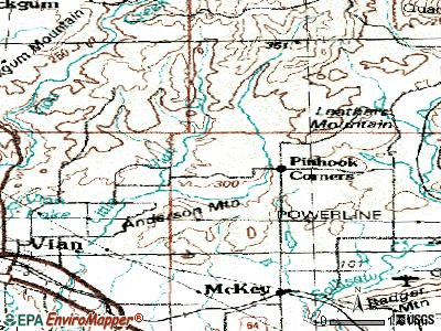 Pinhook Corners, Oklahoma (OK 74962) profile: population, maps, real ...