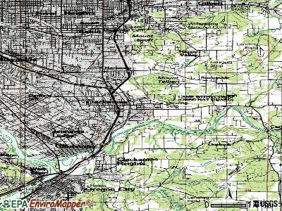 Clackamas Oregon Zip Code Map