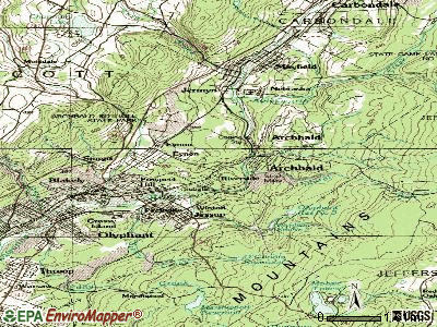 Archbald, Pennsylvania (PA) profile: population, maps, real estate ...