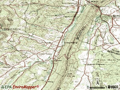 Claysburg, Pennsylvania (PA 16625, 16682) profile: population, maps ...
