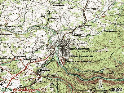 Connellsville, Pennsylvania (PA 15425) profile: population, maps, real ...