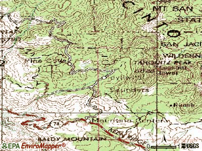 Idyllwild-Pine Cove, California (CA 92549) profile: population, maps ...