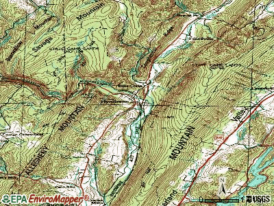 Hyndman, Pennsylvania (PA 15545) profile: population, maps, real estate ...