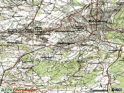 Shillington, Pennsylvania (PA 19607) profile: population, maps, real ...