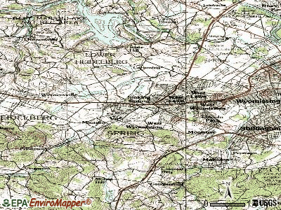 Sinking Spring, Pennsylvania (PA 19608) profile: population, maps, real ...