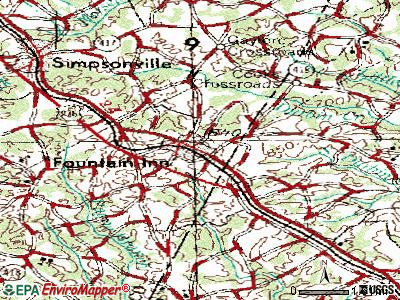 Fountain Inn, South Carolina (SC 29644, 29680) profile: population ...