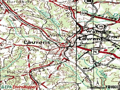 Laurens, South Carolina (SC 29360) profile: population, maps, real ...