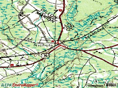 Nichols, South Carolina (SC 29581) profile: population, maps, real ...