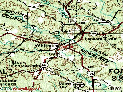 Whitmire, South Carolina (SC 29178) profile: population, maps, real ...