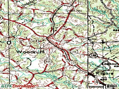 Woodruff, South Carolina (SC 29388) profile: population, maps, real ...