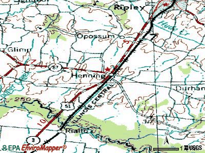 Henning, Tennessee (TN 38041, 38063) profile: population, maps, real ...