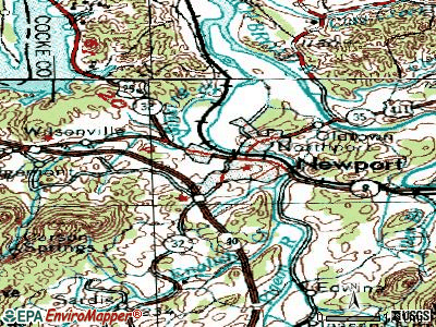 Newport, Tennessee (TN 37821) profile: population, maps, real estate ...