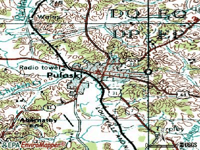 Pulaski, Tennessee (TN 38478) profile: population, maps, real estate ...