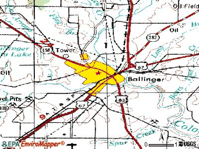 Ballinger, Texas (TX 76821) profile: population, maps, real estate ...
